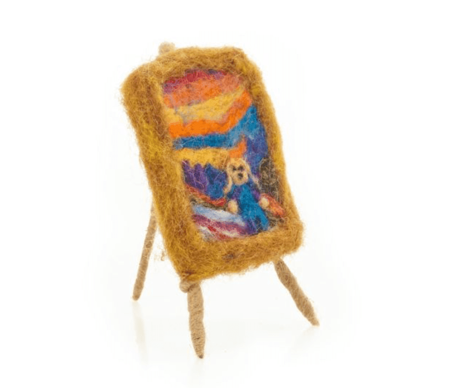 The Scream - Edvard Munch Handmade Felt Marvellous Masterpieces Standi ...