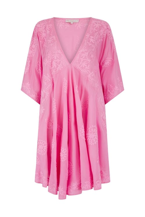 Ola Pink-Neon Kaftan – NELLIE&DOVE