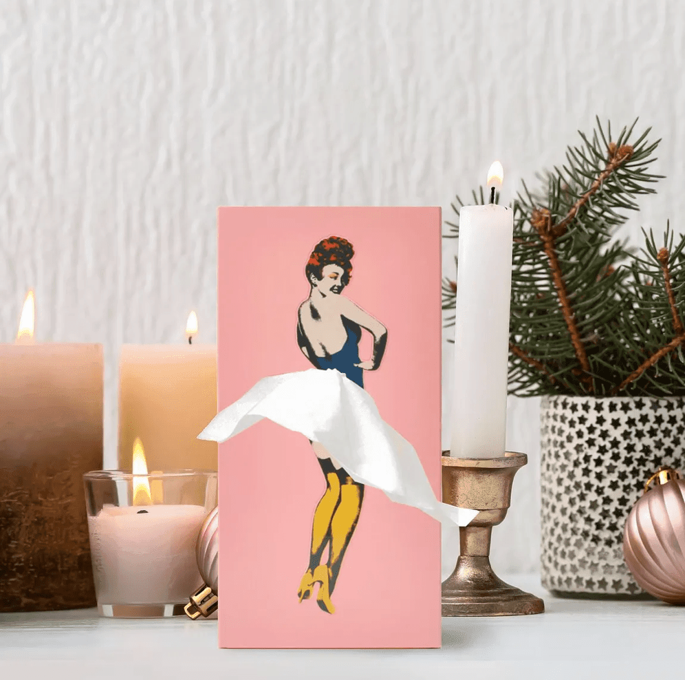 Tissue Box Retro Pin up Girl Rose – NELLIE&DOVE